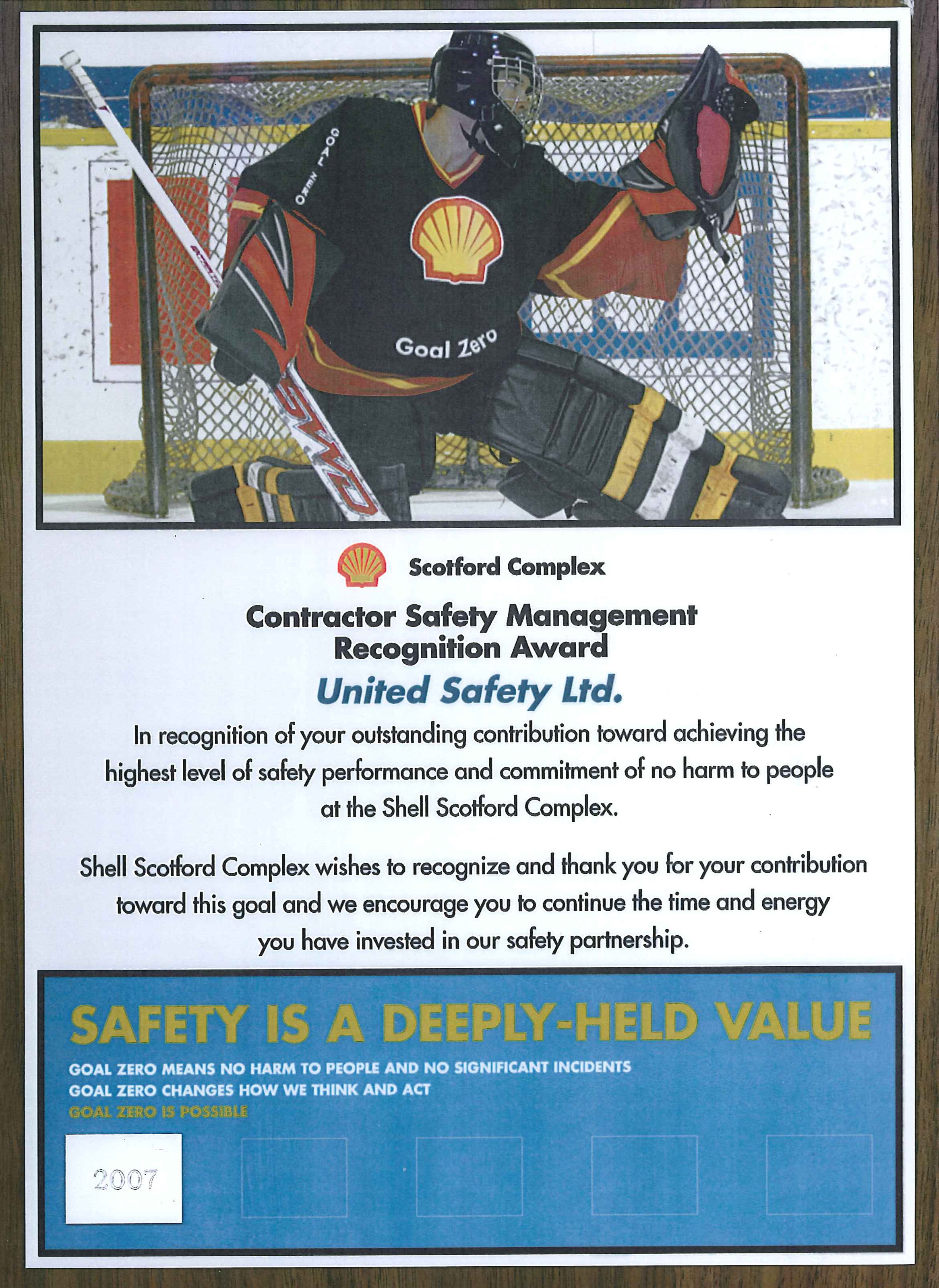 Awards And Recognition | United Safety