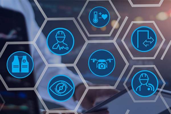 RTLS personnel tracking, contact tracing and maintaining social distance